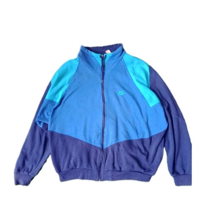 Jual VINTAGE 80S NIKE FLEECE TRACK JACKET (WINDBREAKER 90S BIG SWOOSH ...