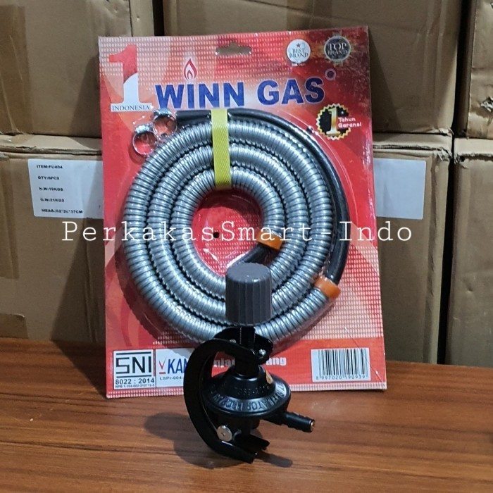 Jual Paket Selang Gas Lpg Destec Com Regulator Tekanan Rendah 201S ...