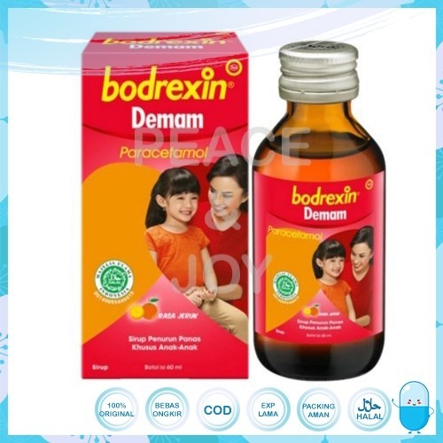 Jual BODREXIN DEMAM SIRUP ISI 56 ML PARACETAMOL RASA JERUK MENURUNKAN ...