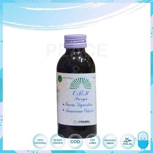 Jual OBH SURYA ITRASAL 100 ML SIRUP OBAT BATUK DAN PILEK HITAM BERDAHAK ...