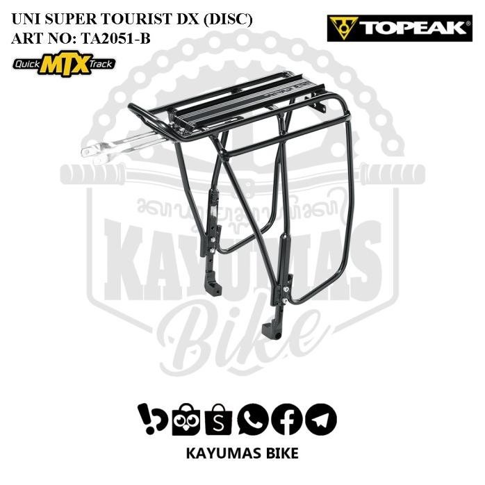 Jual RAK BELAKANG TOPEAK SUPER TOURIST DX DISC MOUNT REAR CARRIER ...