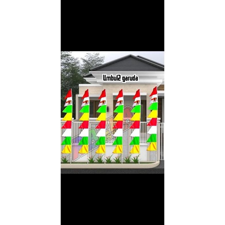 Jual Bendera Umbul2 Merah Putih 17 Agustusan Satuan | Shopee Indonesia