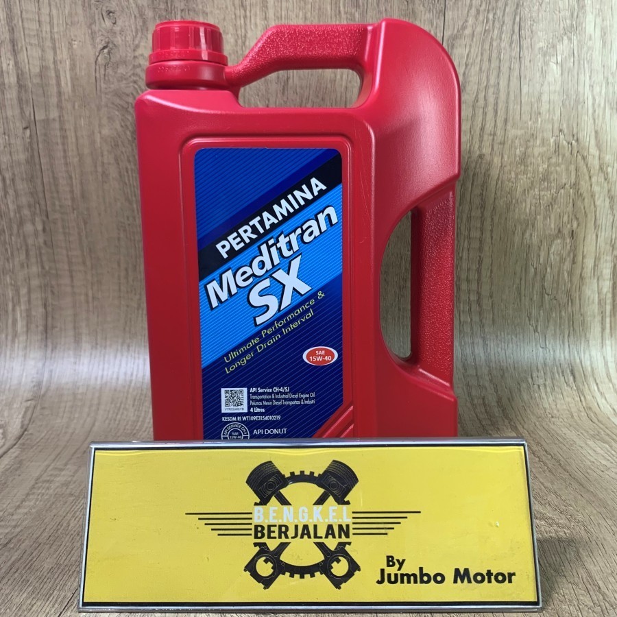 Jual Oli Mesin Diesel Meditran SX 15W-40 4 Liter - Oli Pertamina Original | Shopee Indonesia