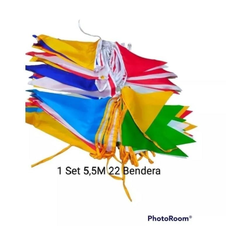 Jual TERMURAH Bendera UMBUL UMBUL 6 8 10 Titik Mata Warna Warni Merah Putih Model Gergaji MURAH ...