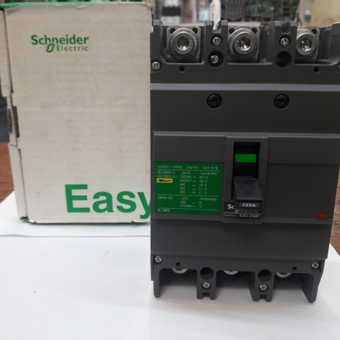 Jual Mccb Schneider Ezc250F 3P 125A 160A 200A 250A Original Ori | Shopee Indonesia