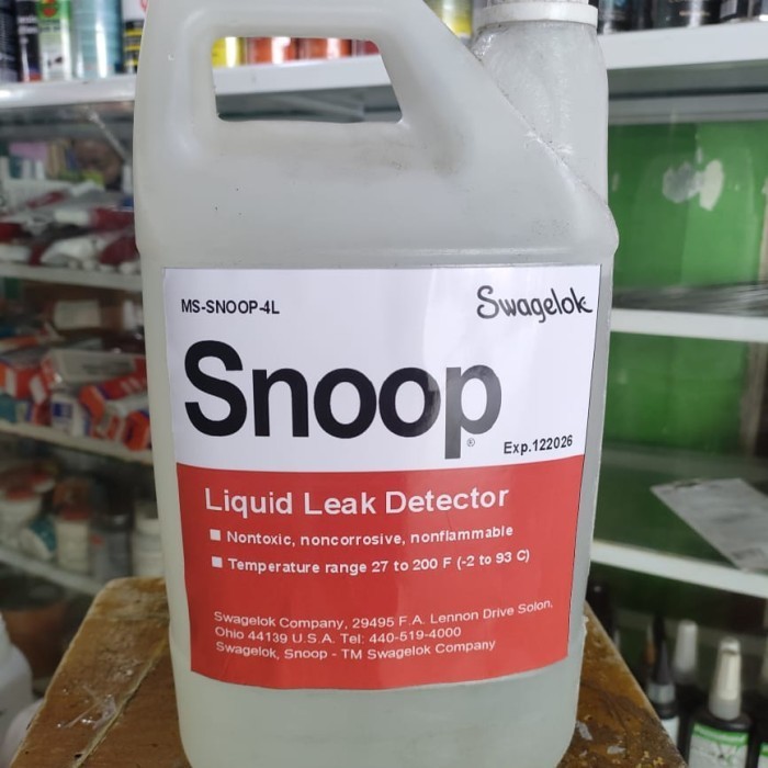 Jual Snoop LiquidLeak Detector Swagelok Galon 3.8Liter Ori | Shopee ...