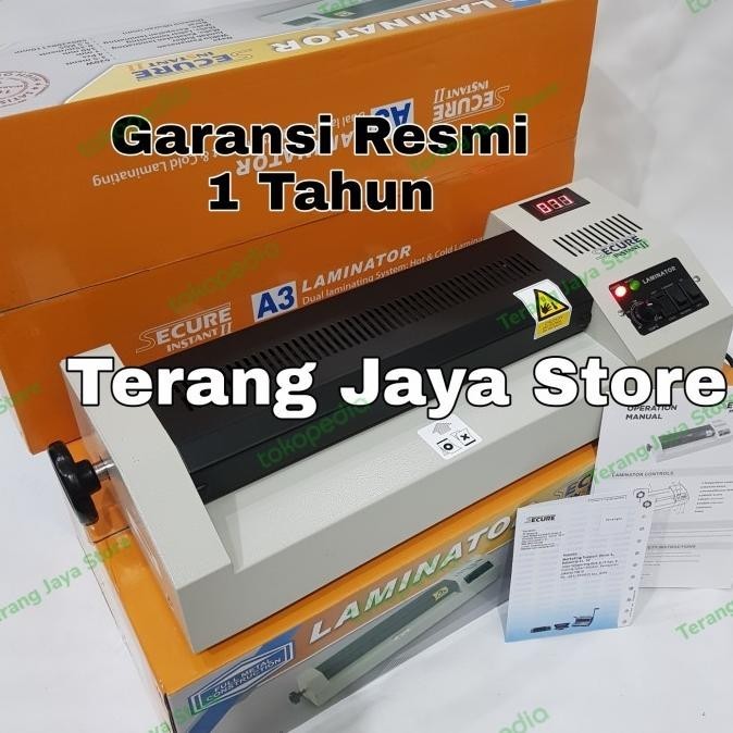 Jual Mesin Laminating Secure Instant II Mesin Laminating A3 Laminator ...