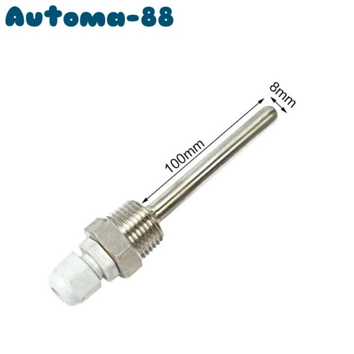 Jual Produk Thermowell 1/2 Inch NPT Temperature sensor 100mm 10cm ...