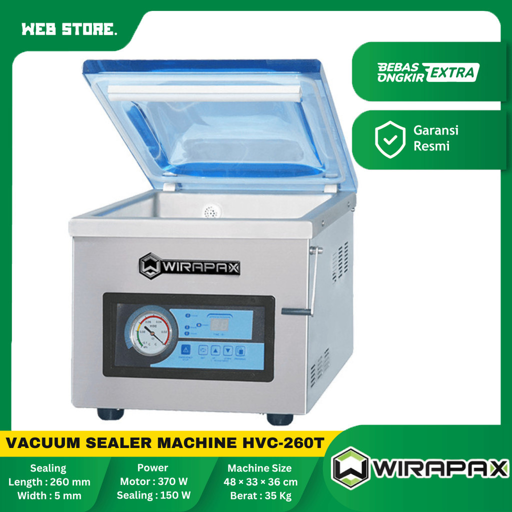 Jual Mesin Vacuum Makanan Basah Kering / Mesin Vacuum Sealer Chamber ...