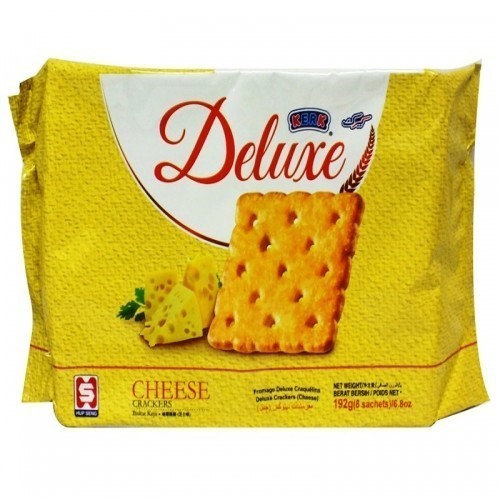 Jual S78134 DELUXE KERK CHEESE CRACKERS BISKUIT 192GR PACK MAJU BERSAMA ...