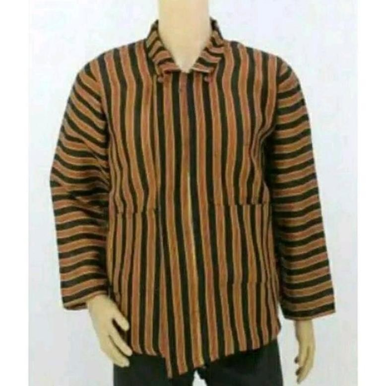 Jual TERLARIS Baju Lurik Halus Dewasa // Surjan Lurik // Baju Adat Jawa er-87 | Shopee Indonesia