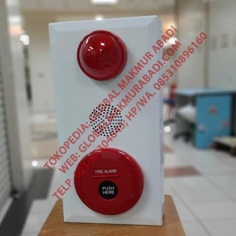 Jual CHUNG MEI CM-PBL1 COMBINATION BOX FIRE ALARM SURFACE MOUNTING ...