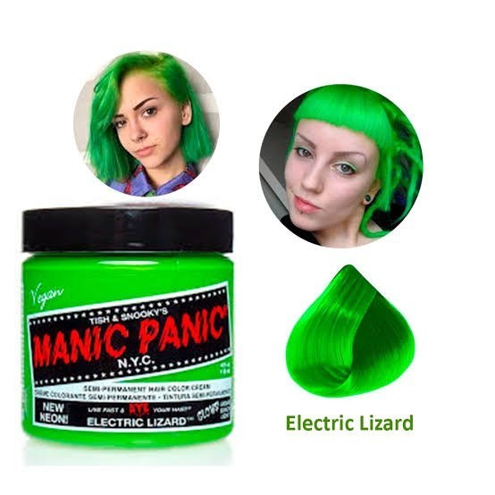 Jual Manic Panic ELECTRIC LIZARD Classic Amplified Cat Rambut Hijau ...