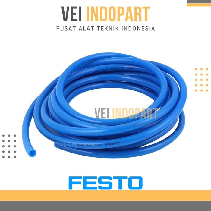 Jual Selang Angin Festo Pneumatic Hose Plastic Tubing PUN 12 X 2 - BL (PU) | Shopee Indonesia