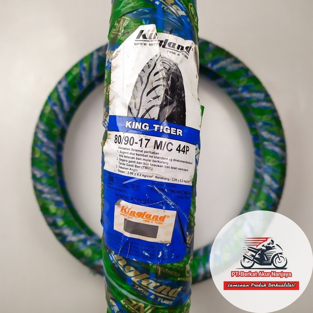 Jual Ban motor Bebek Kingland Tiger 80/90-17 Tubetype (non tubeless ...