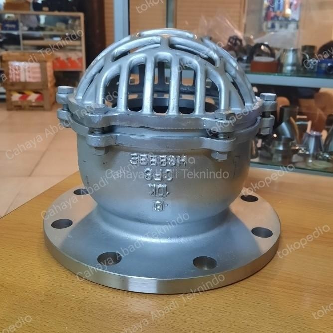 Jual Foot Valve Stainless Jis 10K 6"(Inch) Foot Valve Ss304 10K Dn150 ...