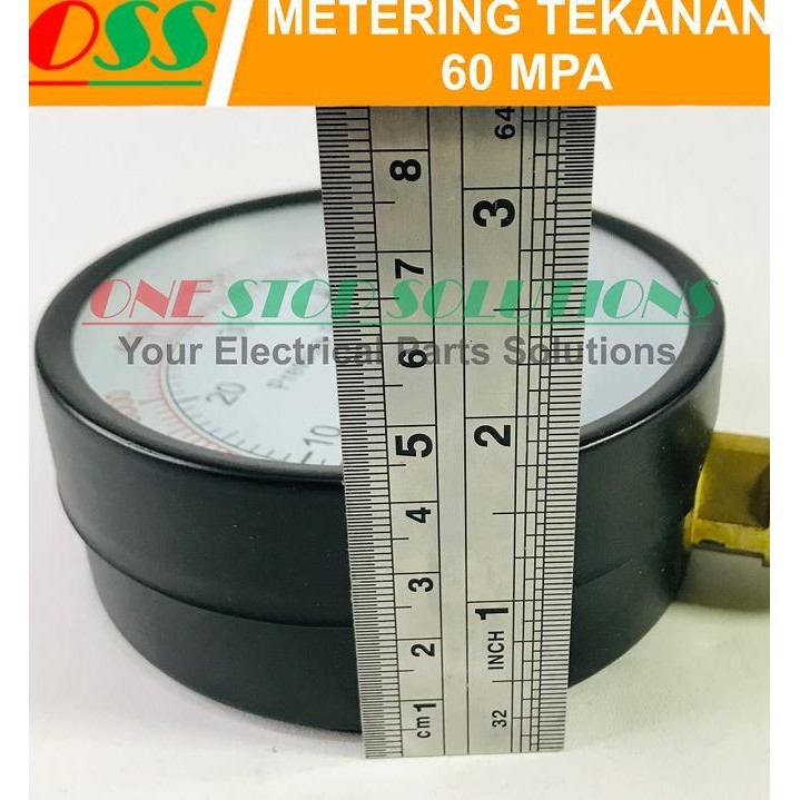 Jual Test Nozzle Pressure Gauge Meter S60H Metering Tekanan 60 Mpa 8000 ...