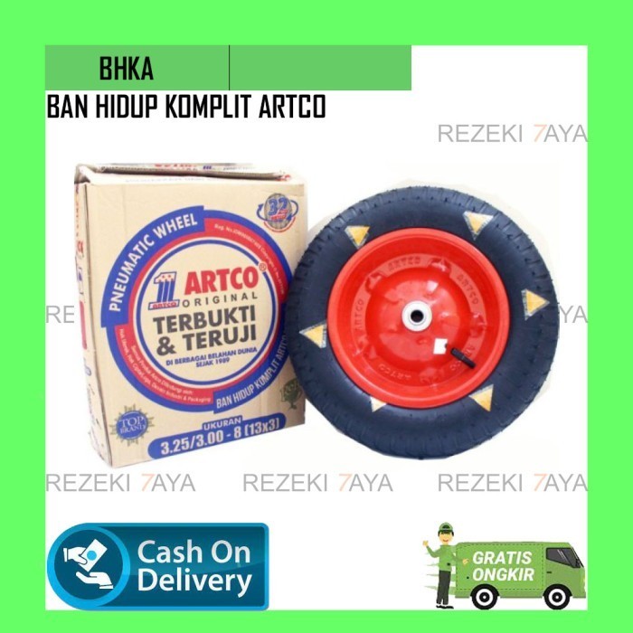Jual BAN HIDUP KOMPLIT RODA KERETA SORONG ARTCO BEKO ANGKONG GEROBAK ...