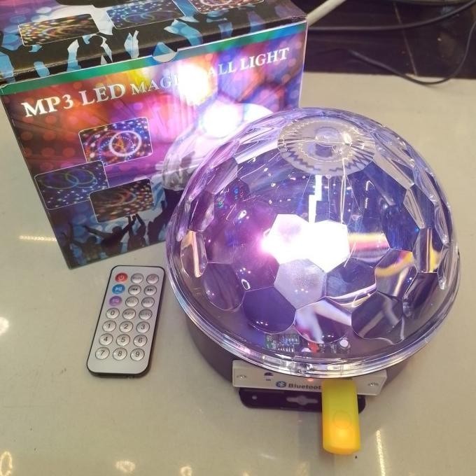 Jual Lampu bola disco USB + bluetooth musik Speaker | Shopee Indonesia