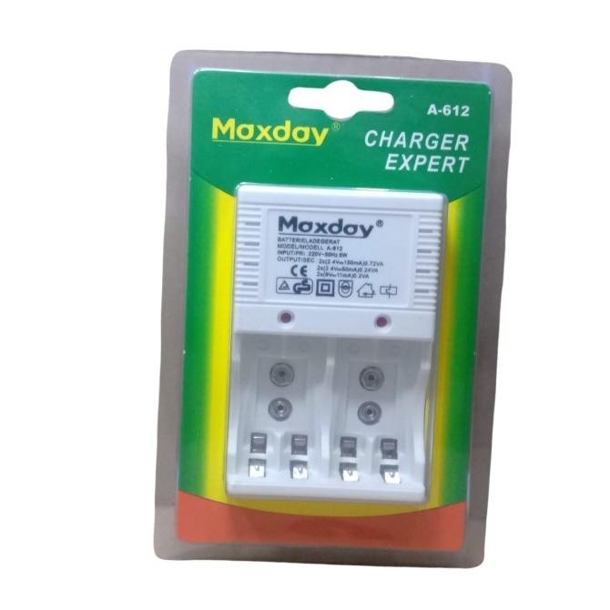 Jual Alat Cas/ Casan / Charger Maxdayy A-612 Casan Aa, Aaa, Batrai ...