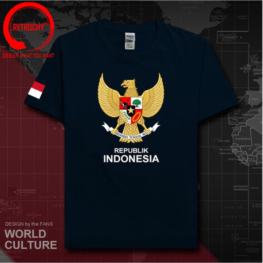 Jual Kaos Lambang Negara Indonesia Kaos Pria Kaos Tim Bangsa 2022 Meeting Fans Fitness Casual ...