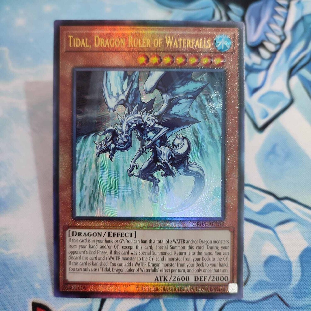Jual yugioh AE tidal dragon ruler of waterfalls CR05-AE186 UL original ...