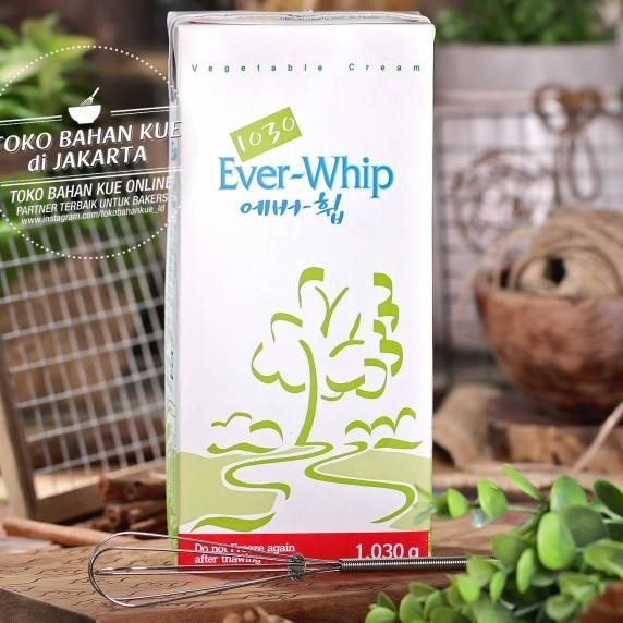 Jual Everwhip Cream 1030 Vegetable Krim Masak Whip Vegan Nabati Ever ...