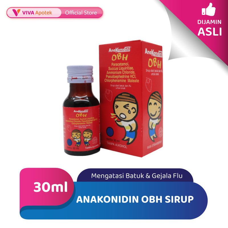 Jual Anakonidin OBH Sirup untuk Mengatasi Batuk & Gejala Flu (30 ml ...