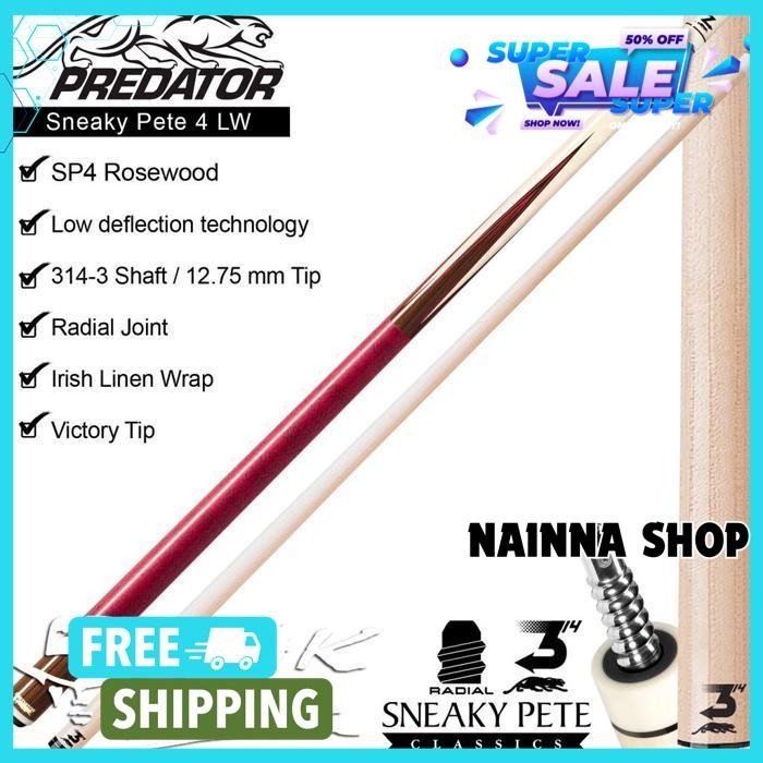 Jual PREDATOR SP4 CLASSIC LW ROSEWOOD CUE | RADIAL SNEAKY PETE STICK ...