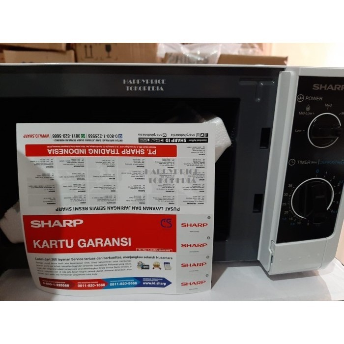 Jual Microwave Sharp R 220 Sharp Microwave Oven Low Watt 20 L R220-Mawh ...