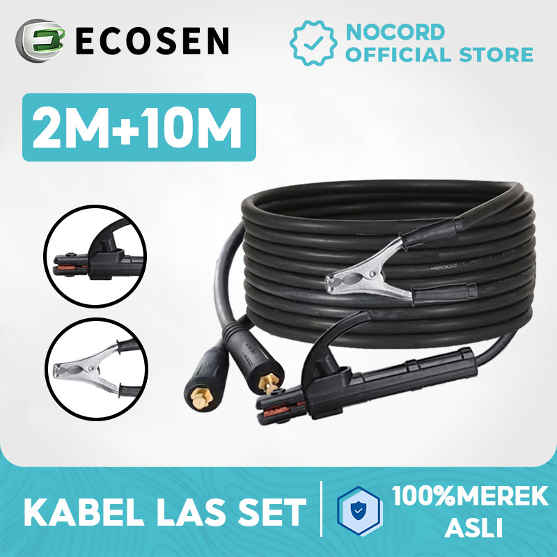 Jual NOCORD Kabel las set 2/3/5/10 meter Welding Cable Set Tang Las ...