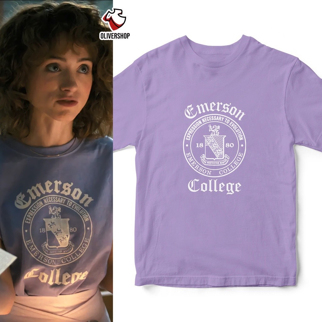 Jual Baju Kaos STRANGER THINGS EMERSON COLLEGE nancy wheeler - PREMIUM ...