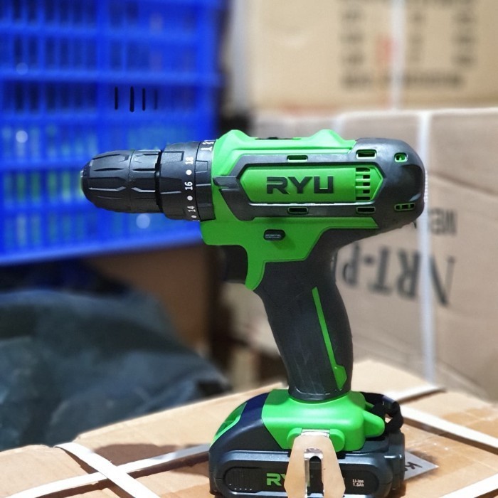 Jual Cordless Impact Drill Ryu Rci20V Rci 20V Mesin Bor Batre Baterai ...