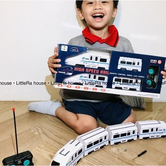 Jual Littlera : Mainan Remote Control Kereta Api | Rc Train High Speed ...