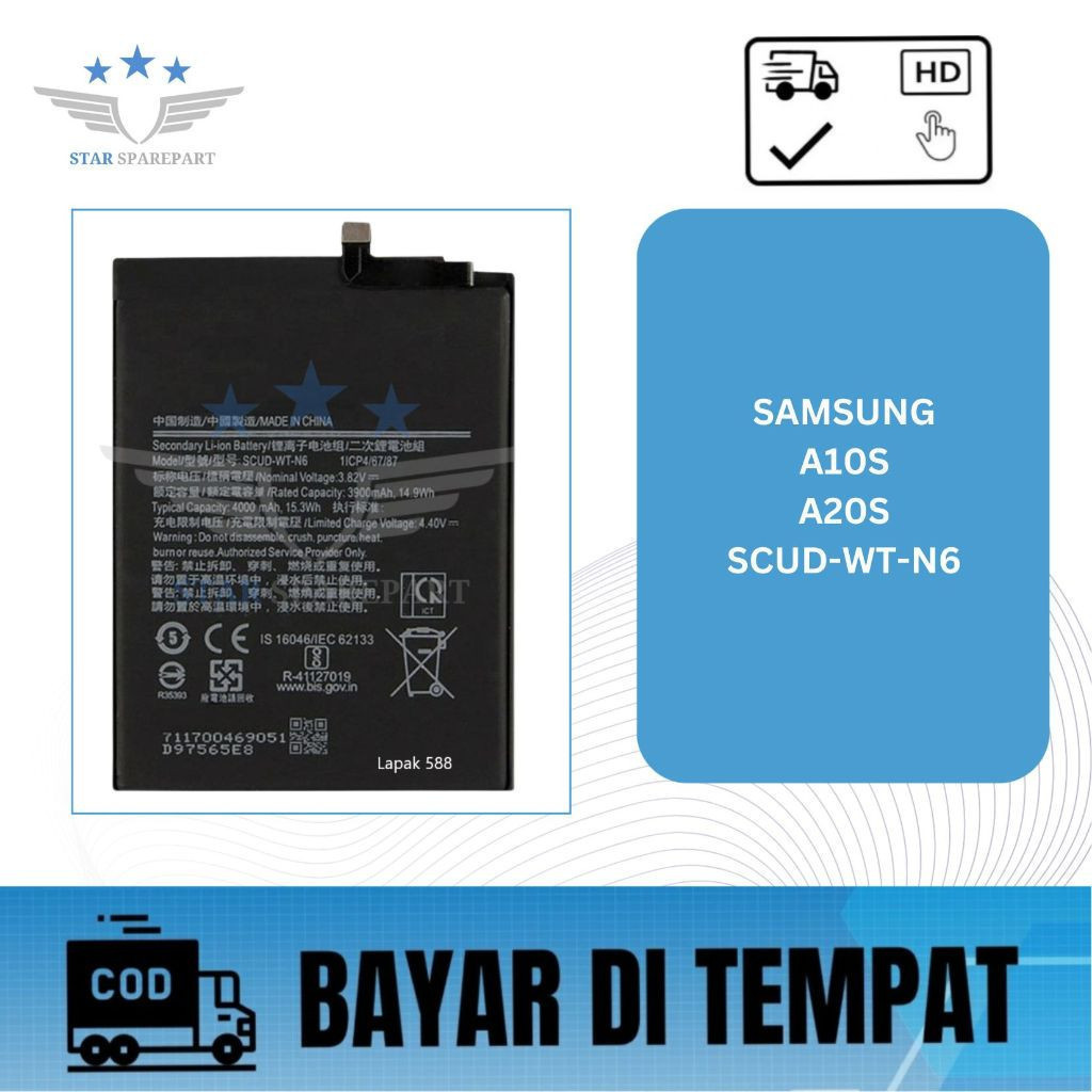 Jual BATERAI SAMSUNG A10S / A20S / SCUD-WT-N6 / BATRE / BATTERE / BATTERY | Shopee Indonesia