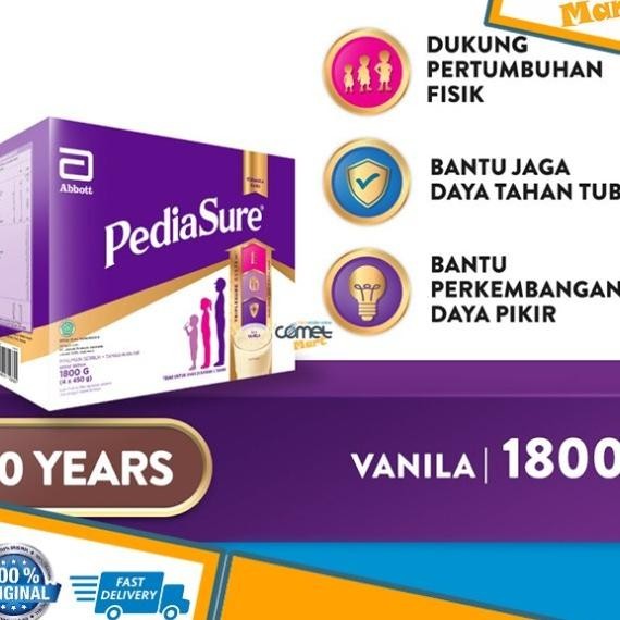 Jual Pediasure Vanila Susu Formula Pertumbuhan Anak 1 - 10 Tahun - 1800 G | Shopee Indonesia