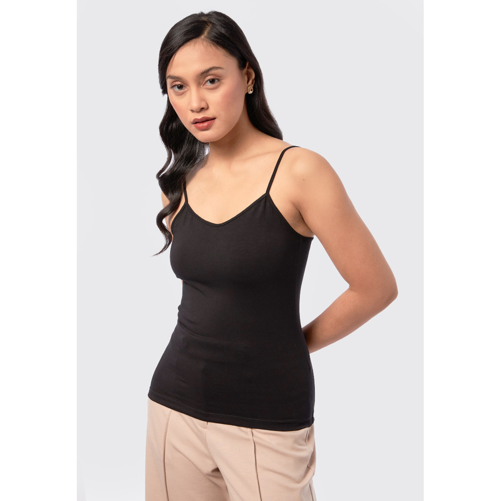 Jual Executive Basic Camisole Top Black | Shopee Indonesia
