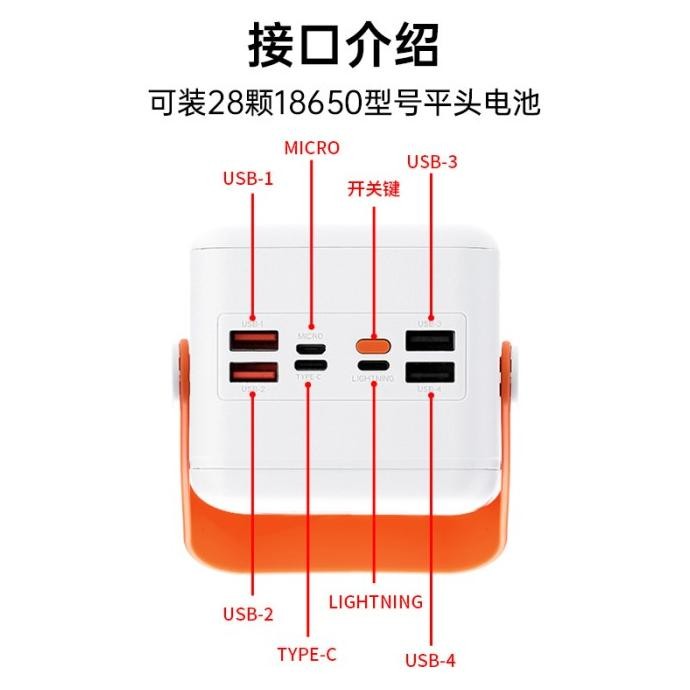 Jual Power Bank casing isi daya USB ganda 28 x 18650 pengisian daya ...