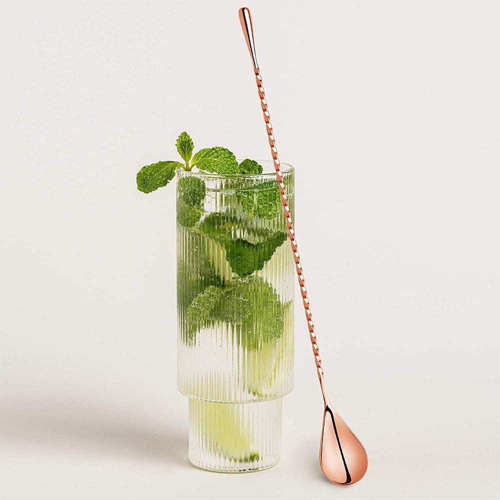 Jual Teaegg long bar spoon cocktail sendok pengaduk panjang 40cm ...