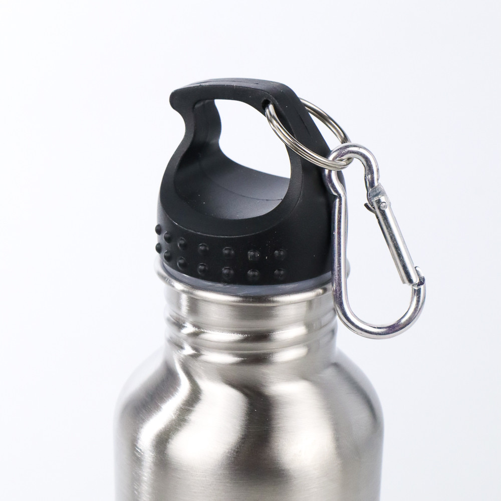 Jual Botol Minum Portable Stainless Steel dengan Carabiner | Shopee ...