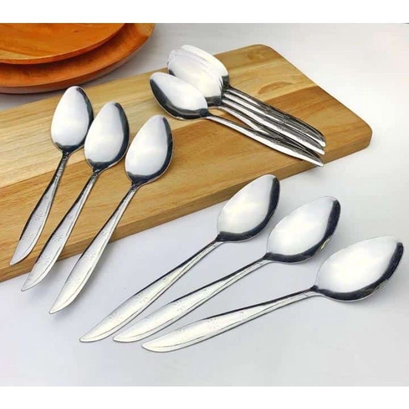Jual Sendok Makan Stainless ISI 12 Pcs / 1 lusin sendok makan stainless ...