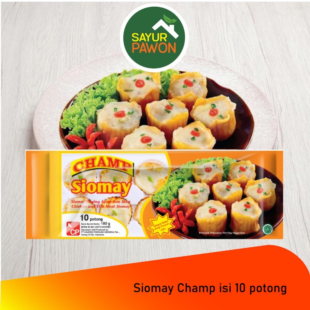 Jual Siomay Champ Frozen isi 10 pc/pack (Isi Olahan daging ayam dan ...