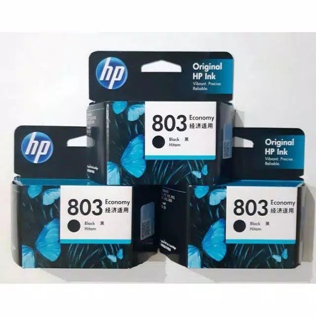 Jual Wade Cartridge Tinta Hp 803 Black Economy Original | Shopee Indonesia