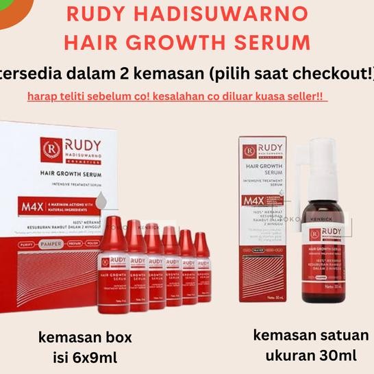 Jual Rh Umbuh Rambut Rontok Hair Growth Serum Rudy Hadisuwarno | Shopee ...
