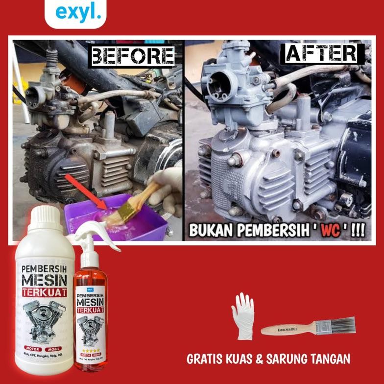 Jual qw-7 Pembersih Mesin / Pembersih Kerak Mesin Motor dan Mobil 500ML ...