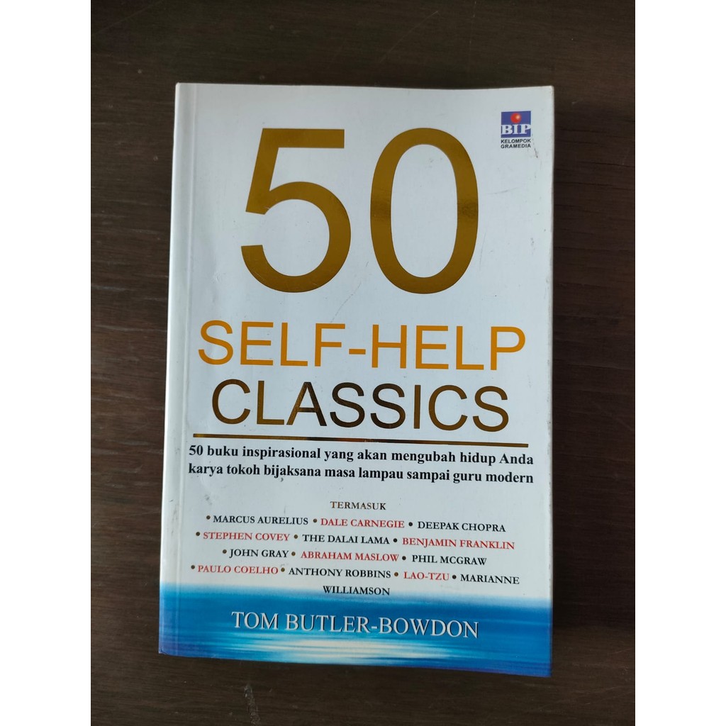 Jual BUKU 50 SELF-HELP CLASSICS. PENGARANG: TOM BUTLER BOWDON | Shopee ...