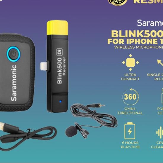 Jual Saramonic Blink 500 B3 - Wireless Clip-On C System For / | Shopee ...
