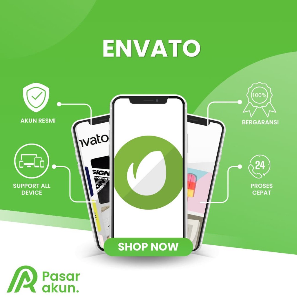 Jual Akun Log In Envato Elements Premium | Envato Premium 1 Tahun ...