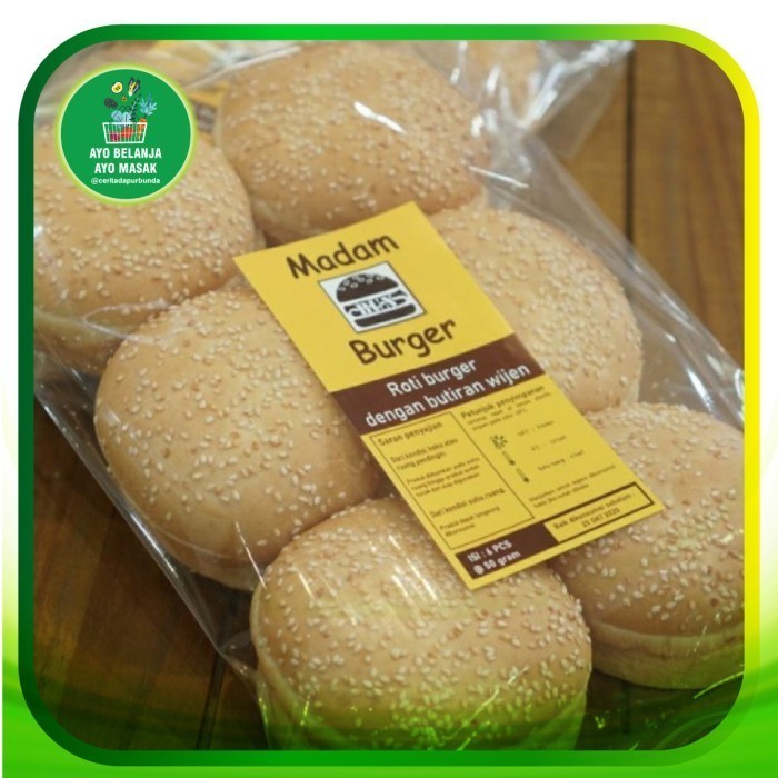 Jual Roti Burger / Burger Bun Isi 6 per pack (frozen produk) | Shopee ...