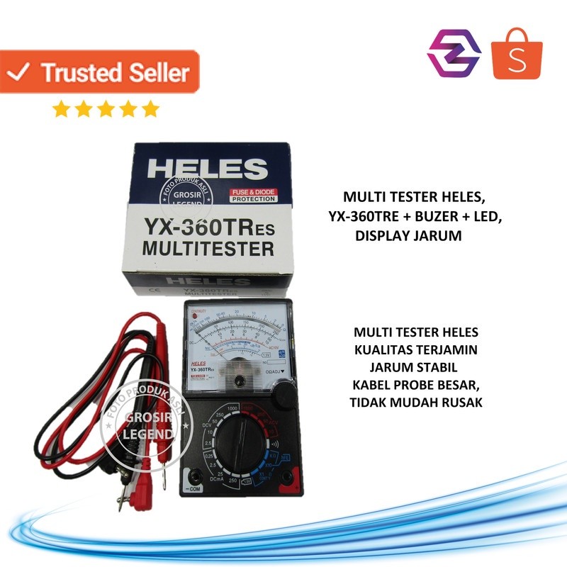 Jual Multitester multimeter analog Heles YX 360 TRE | Shopee Indonesia
